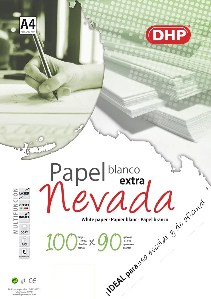 Papel 90 g/m² "Nevada" » DHP comerpa